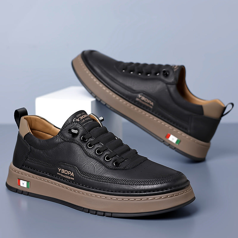 Alan Genuine Leather Sneakers - Britannia Lane