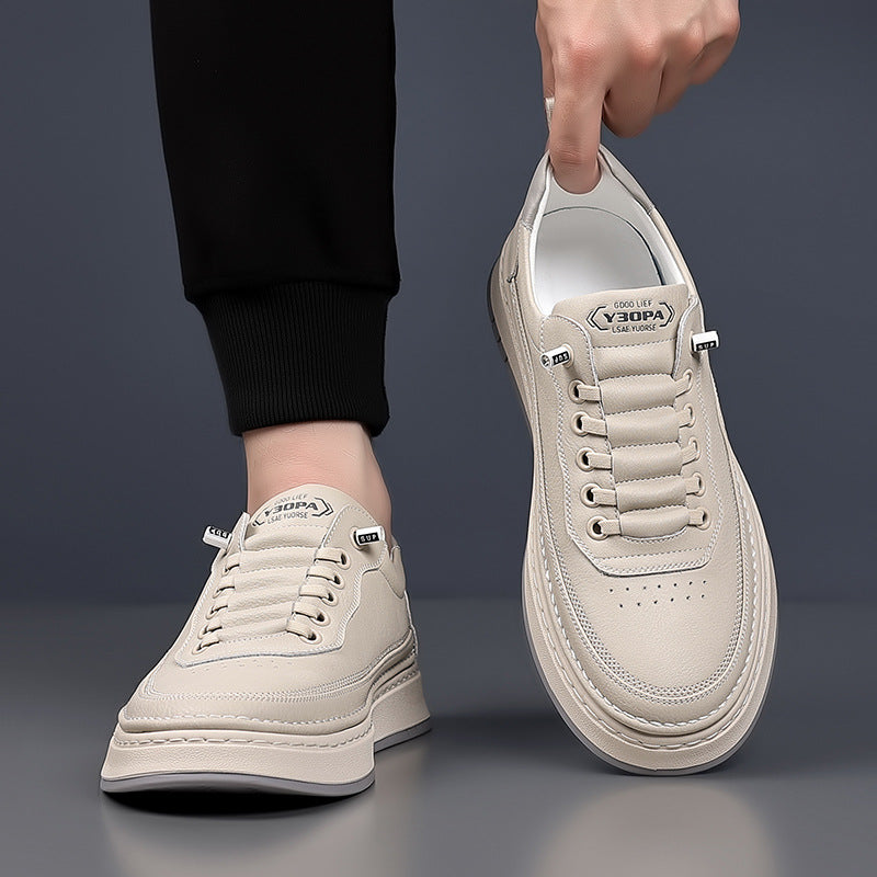 Alan Genuine Leather Sneakers - Britannia Lane